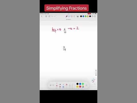 Simplifying fractions - YouTube