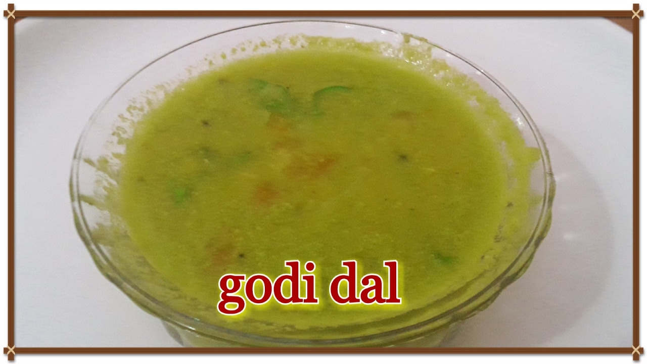 Godi dal / toy( thoi) recipe karwar style. - YouTube