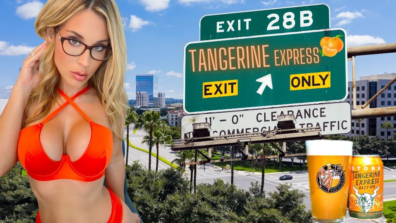 Stone Brewing Co Tangerine Express Hazy IPA Craft Beer Review w/ @AllieRae - YouTube