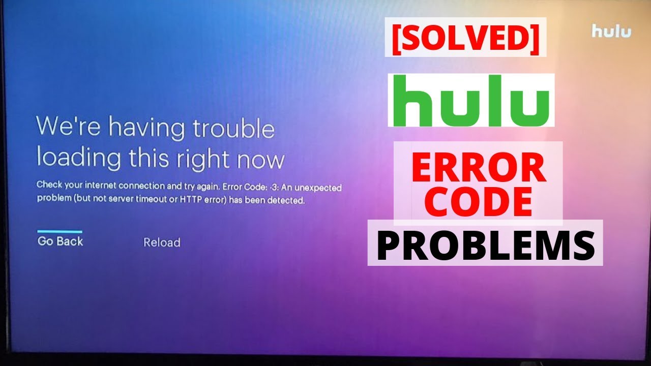 How To Fix Hulu Error Code On Samsung Smart TV Common Samsung Smart