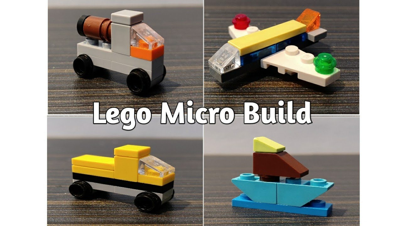 Build Lego Micro Vehicles | Lego Micro Build - YouTube