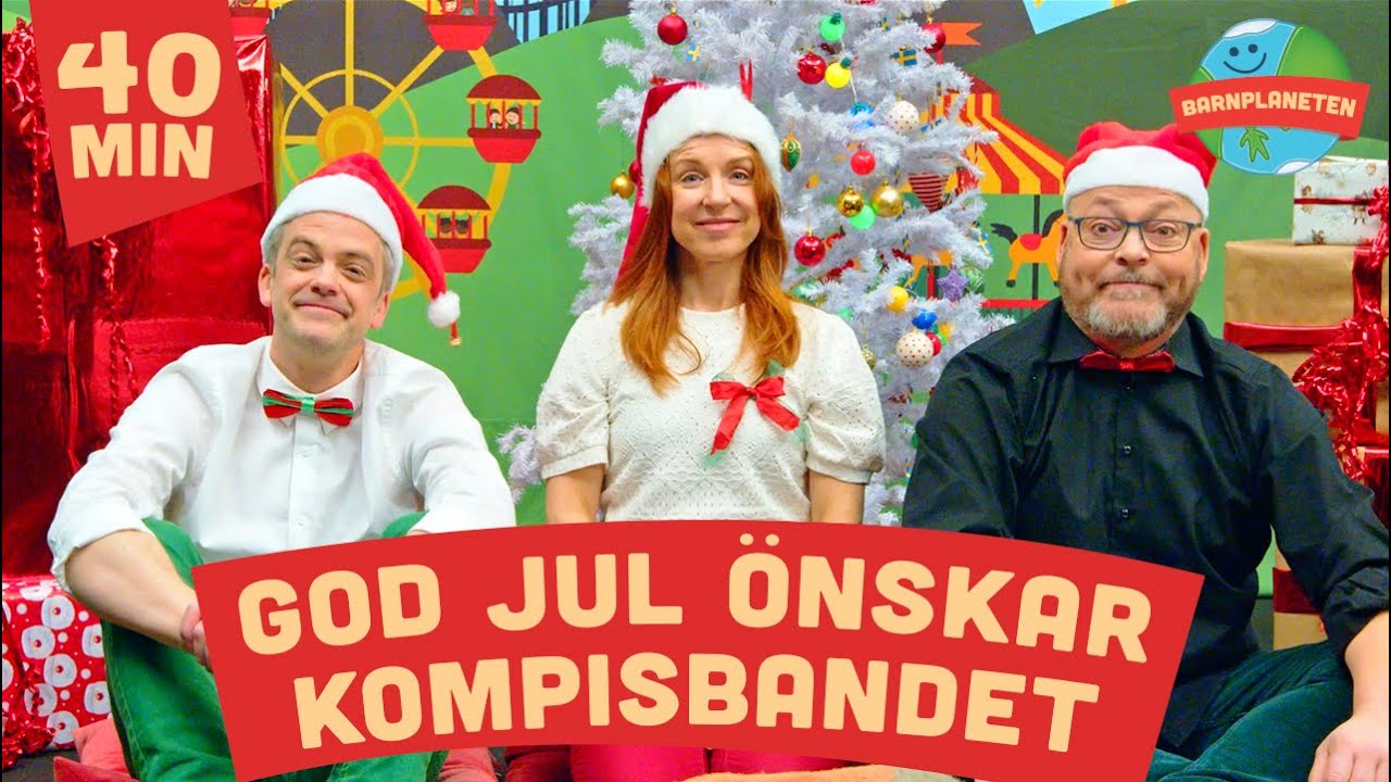 GOD JUL ÖNSKAR KOMPISBANDET - 10 NYA JULVIDEOS FÖR STORA OCH SMÅ BARN ...