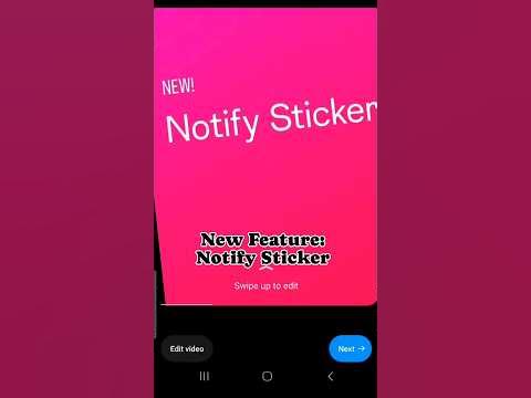 Try Instagram Notify Stickers #instagramtips #contentcreator #igstory - YouTube