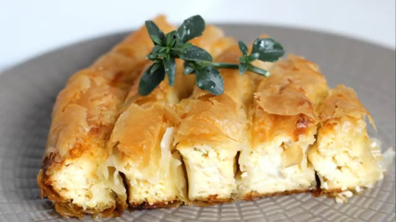 More cheese than dough! Easy greek cheese pie in 10 minutes ...