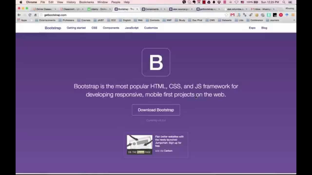 Introduction Bootstrap - YouTube