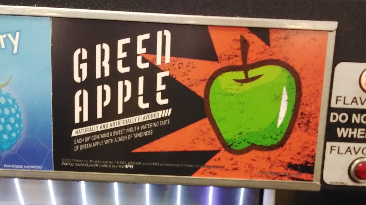 NEW Green Apple Slurpee @ 7-11 - YouTube