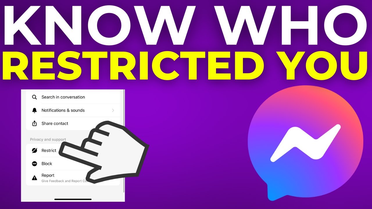 How To Know Who Restricted You on Messenger (2024) - YouTube