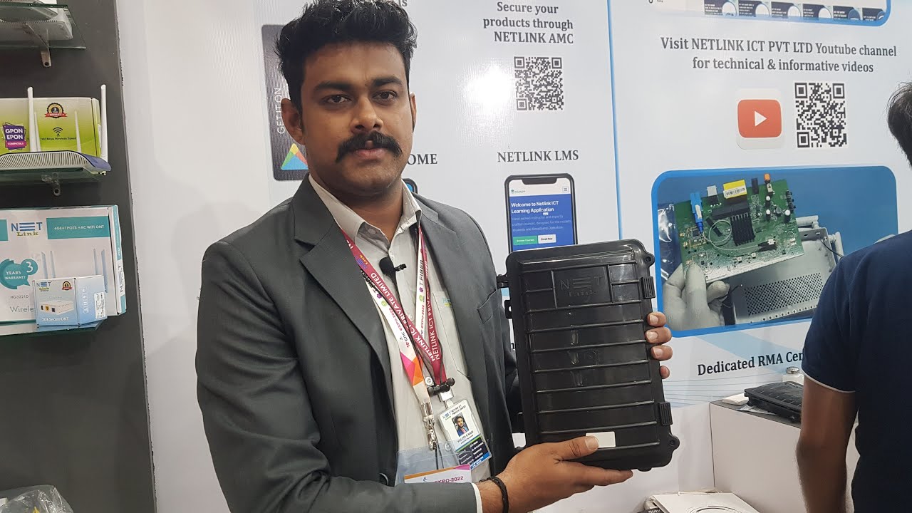 Netlink New Fiber Enclosure Box | 10th CNC Expo 2022 Hyderbad - YouTube
