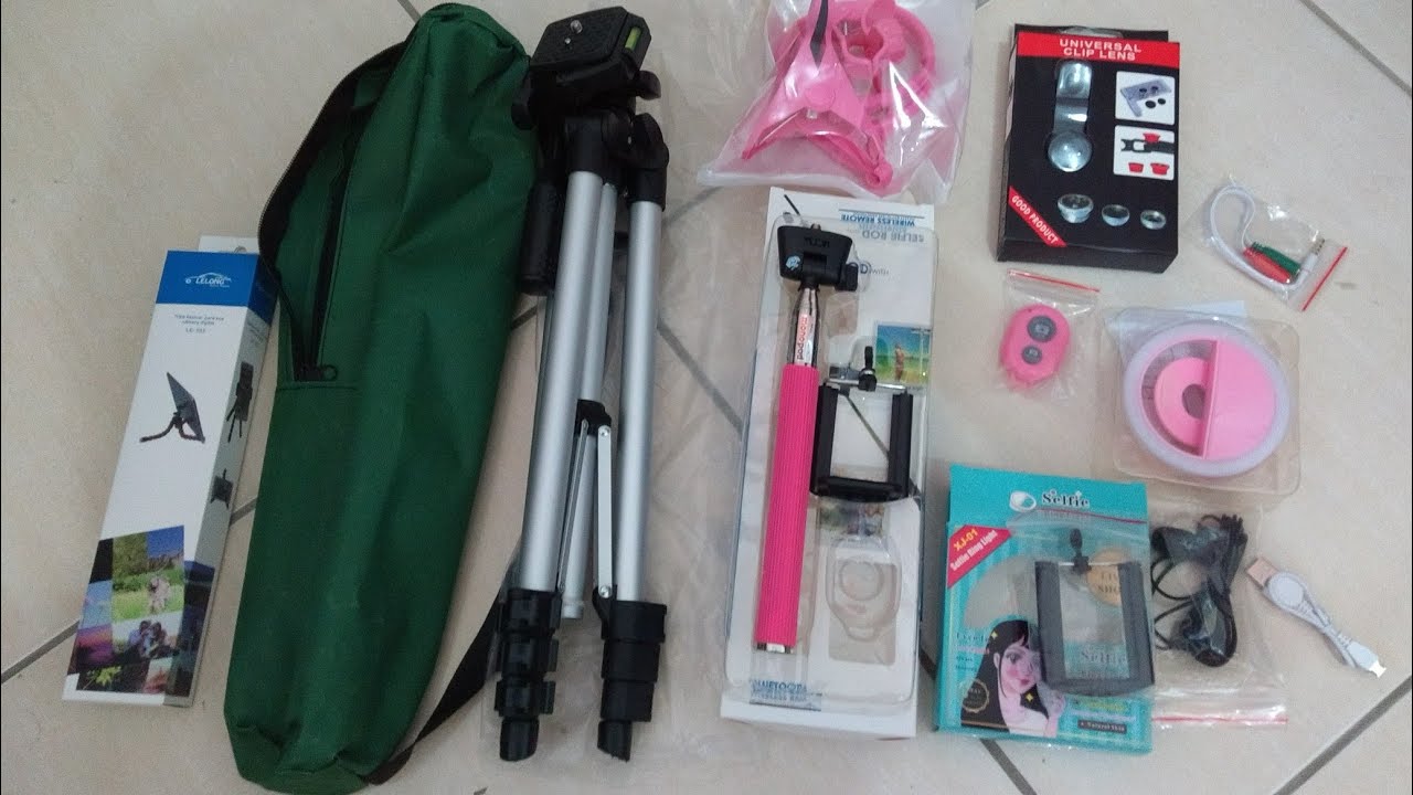 Kit para Youtuber Mercado livre. Mostrando todo o kit( unboxing) - YouTube