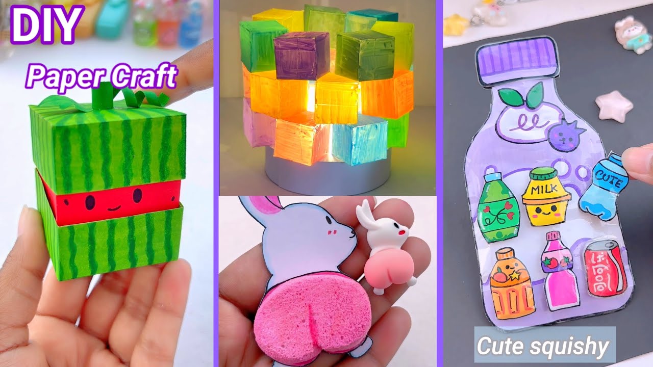 DIY Miniature Crafts Idea / Easy Craft Ideas / school hacks / mini ...
