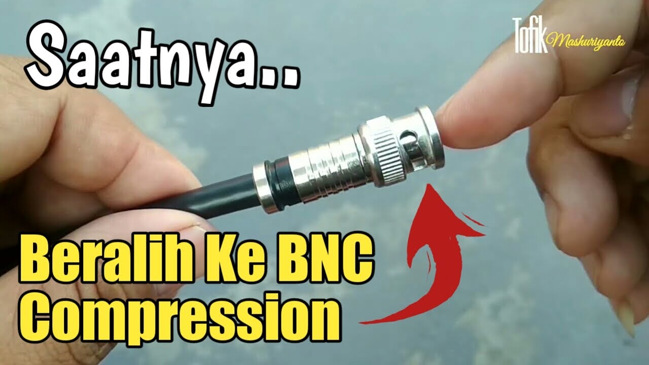 BNC Compression | Konektor BNC Press - YouTube