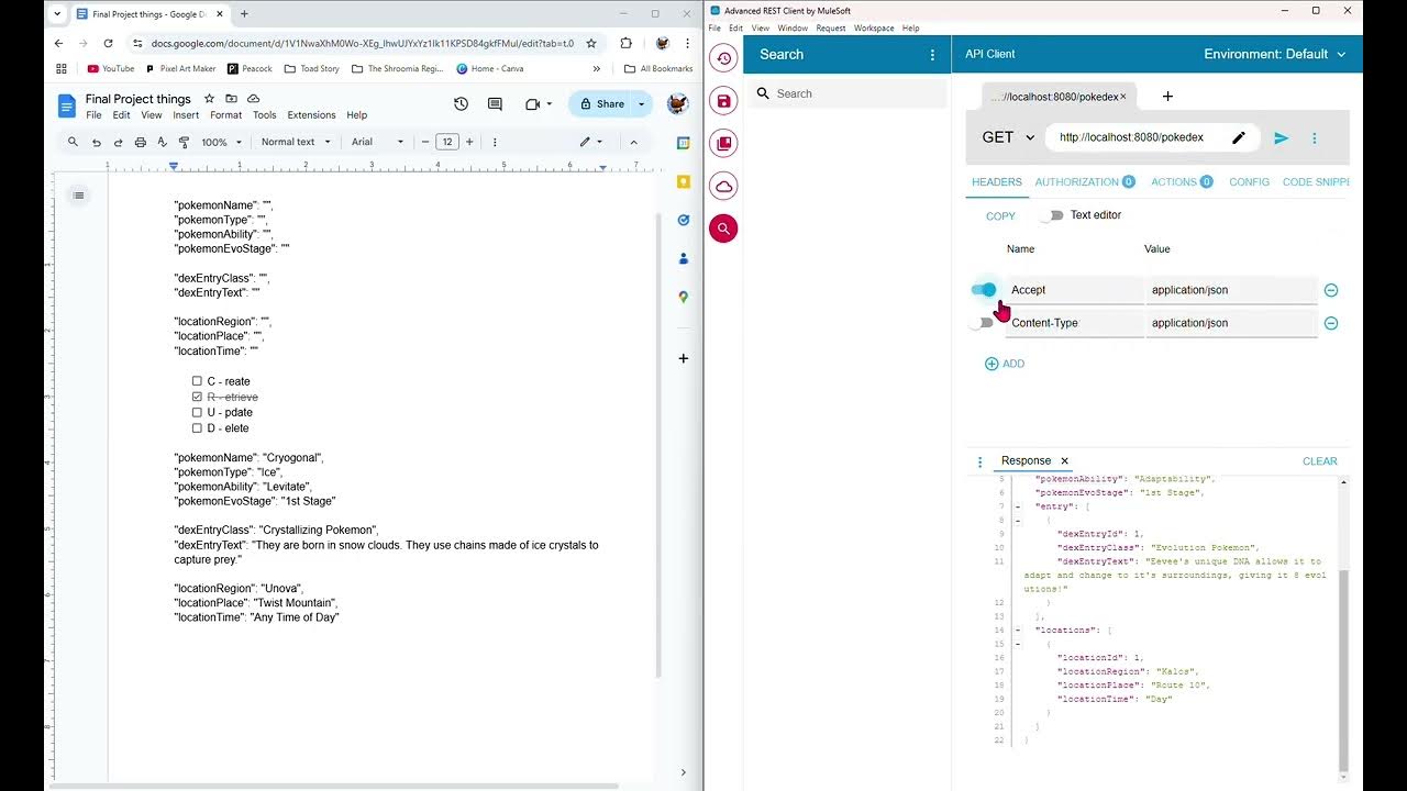 Back end final coding project - YouTube