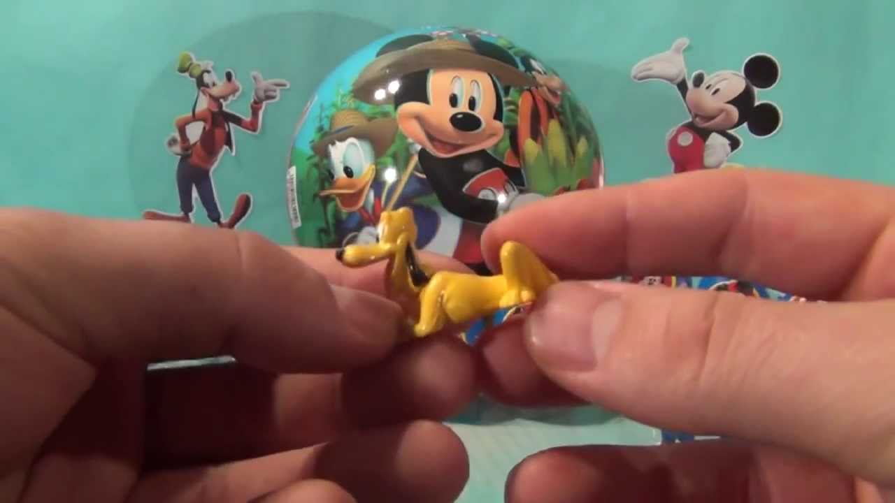Mickey Mouse Clubhouse Pluto Surprise Egg Unboxing! - YouTube
