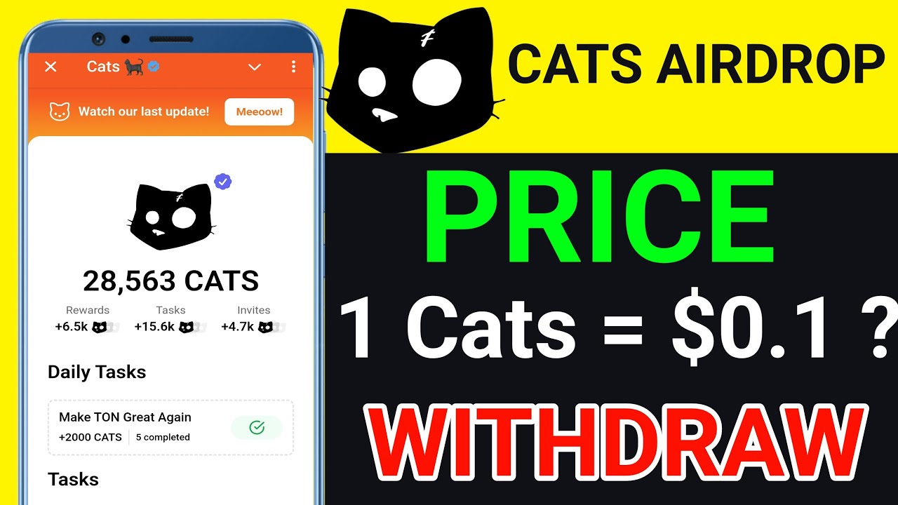 CATS Price Prediction | Cats Airdrop Price | | CATS AIRDROP Withdraw in ...
