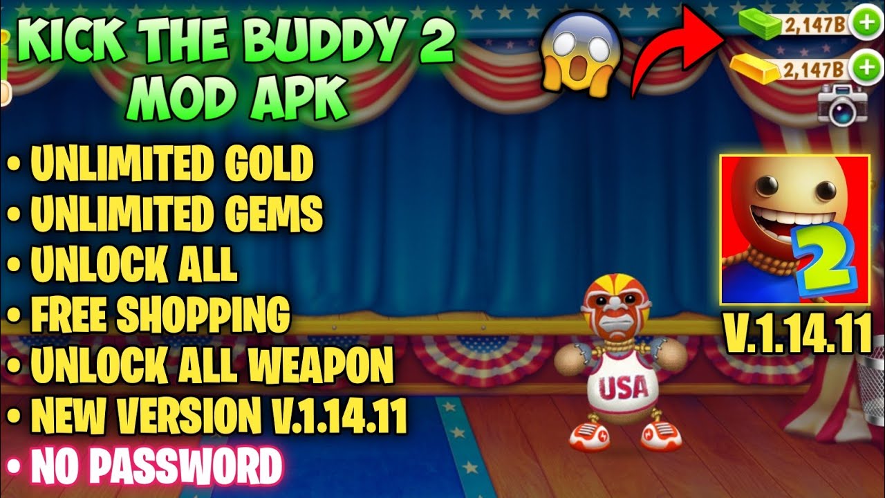 Kick the Buddy: Second Kick Mod Apk V.1.14.11 Latest Version 2023 ...
