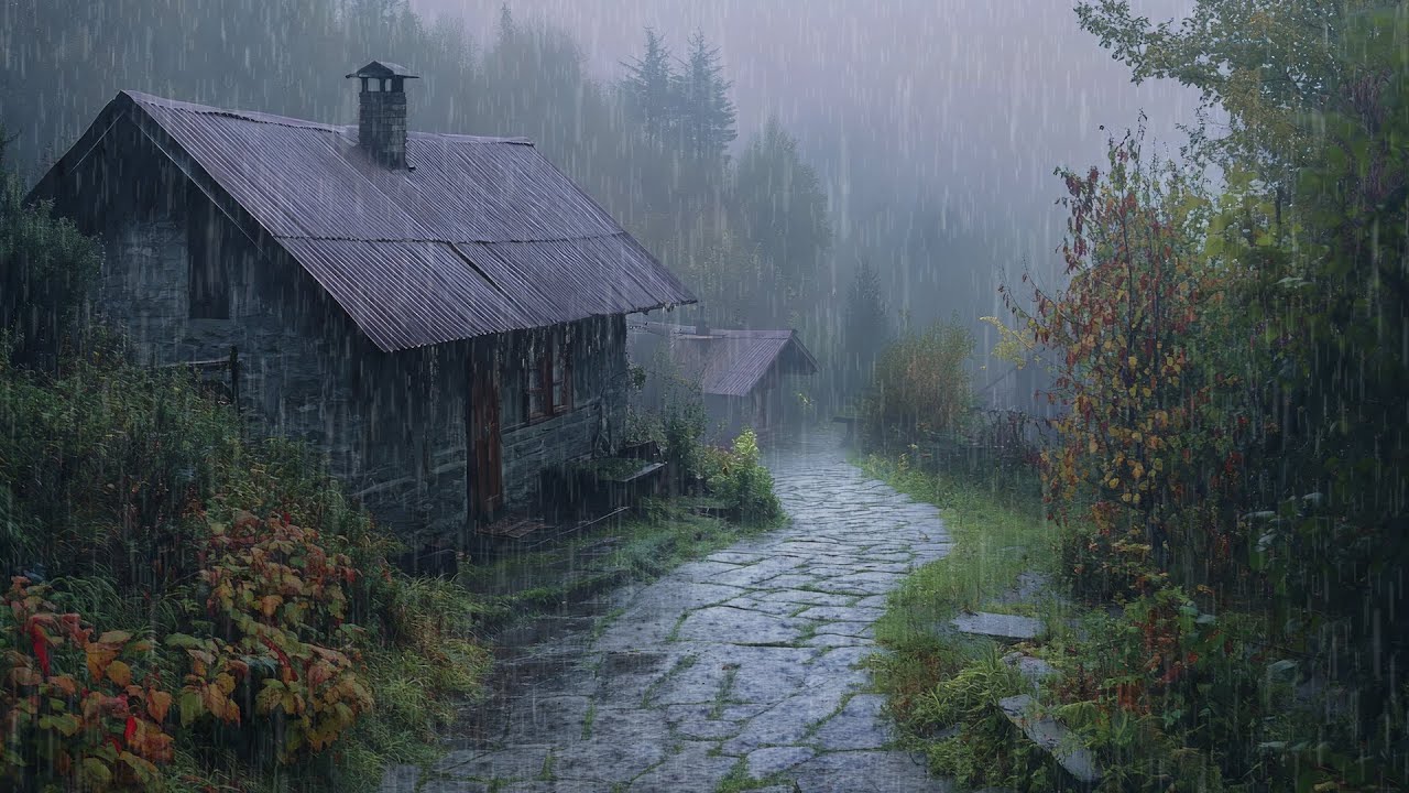 Calming Rain Sounds for Stress Reduction and Relaxation | All Night ...