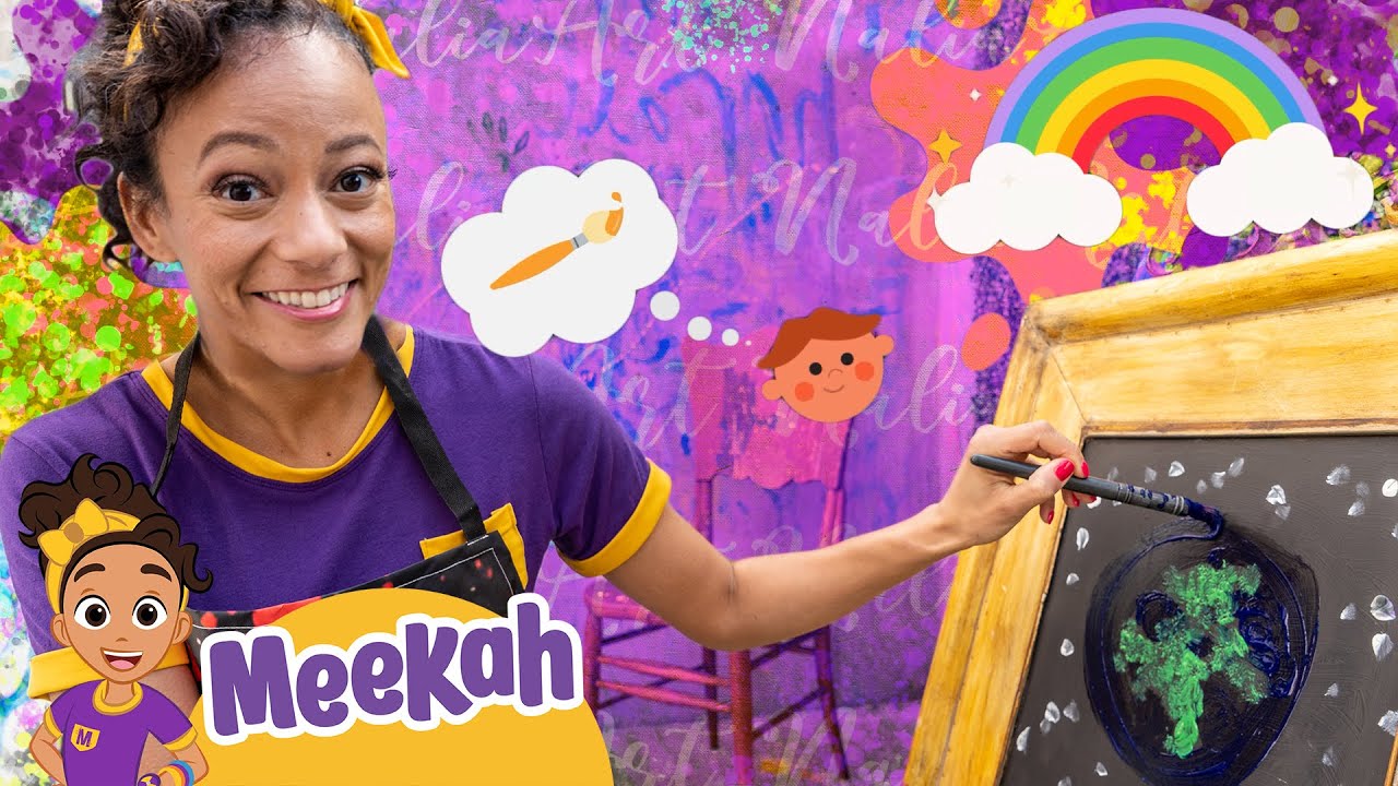 Meekah Builds a Tower of Blocks and Paints | Educational Videos for ...