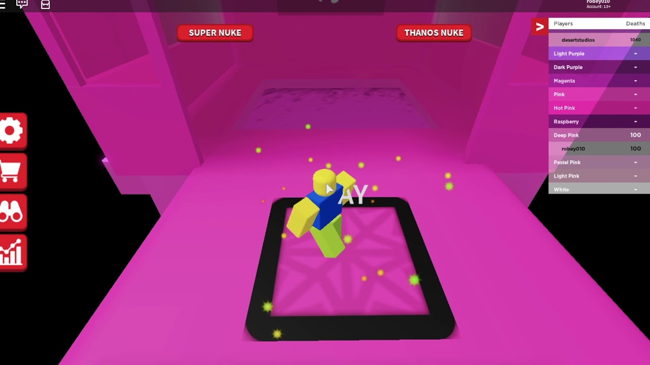 Current Stages THE ULTIMATE OBBY Dark Purple to Light Pink (28-35 ...