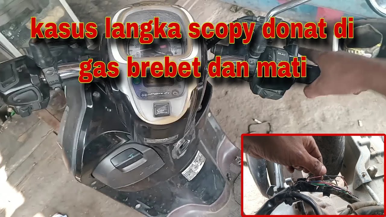 scopy donat tidak mau di gas - YouTube