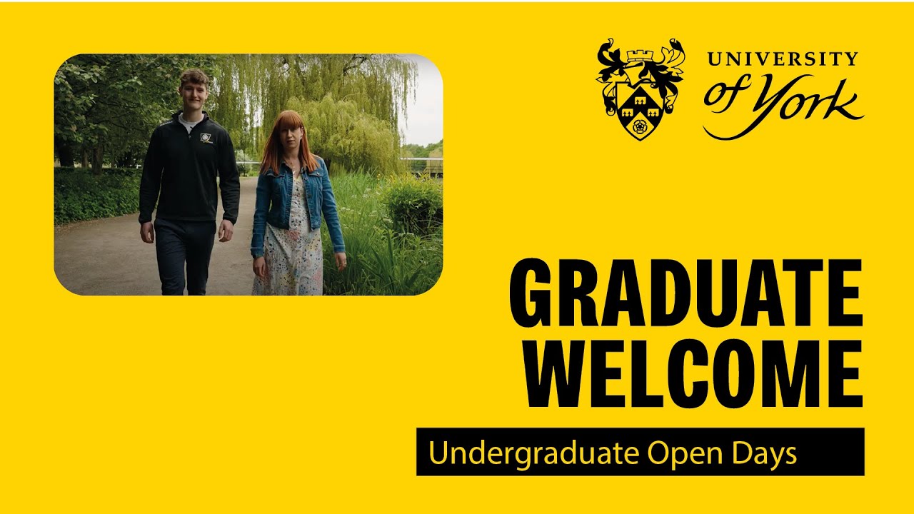 Graduate Welcome - Open Day 2023 - YouTube