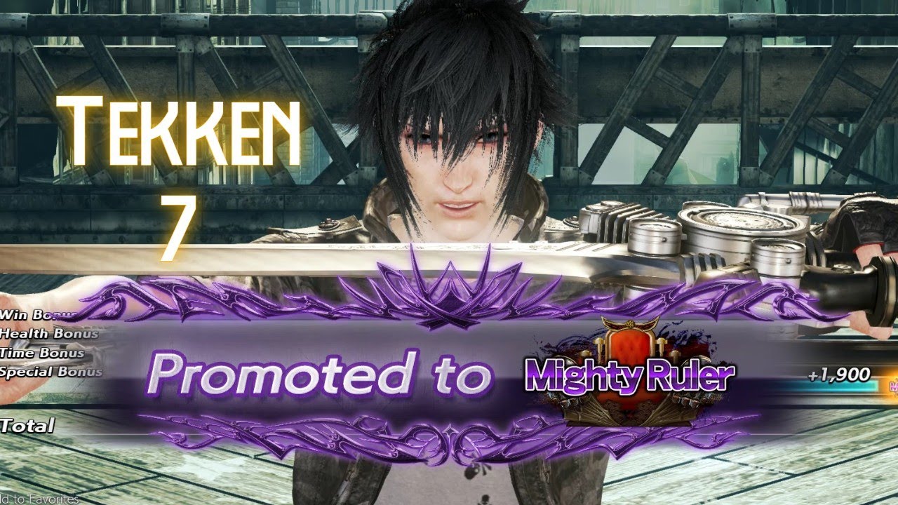 Tekken 7 Noctis Mighty Ruler Promotion - YouTube
