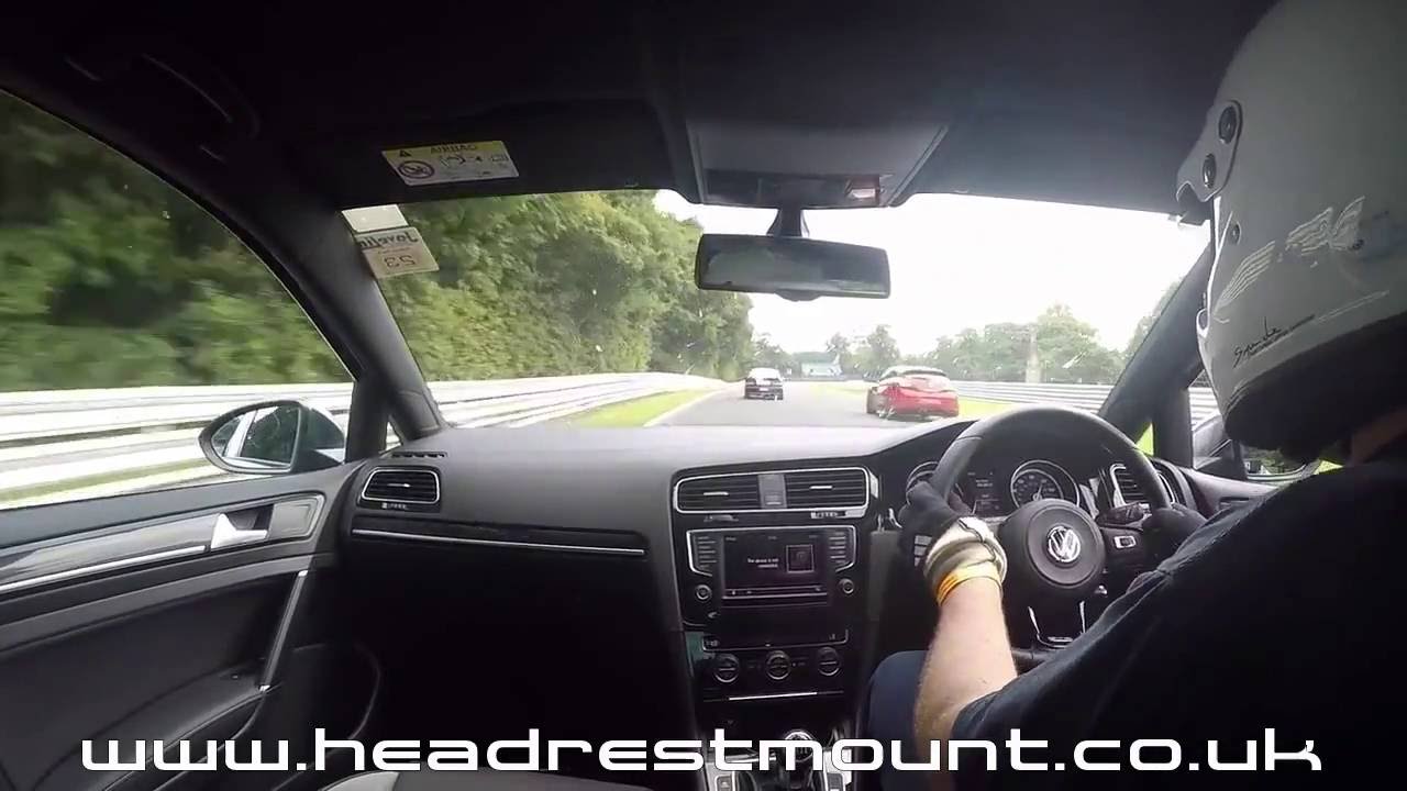 VW Golf R Track Day Oulton Park international - YouTube