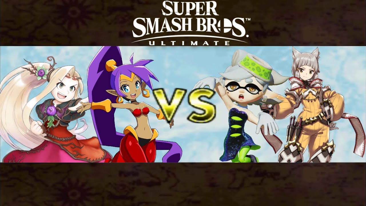 Mii Battle Ultimate: Shantae vs. Viridi vs. Marie vs. Nia - YouTube