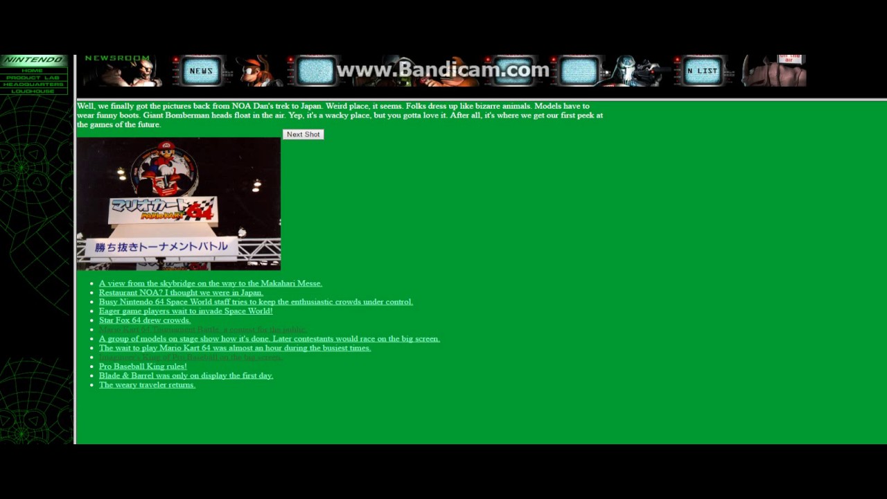 1996 Nintendo Website - YouTube