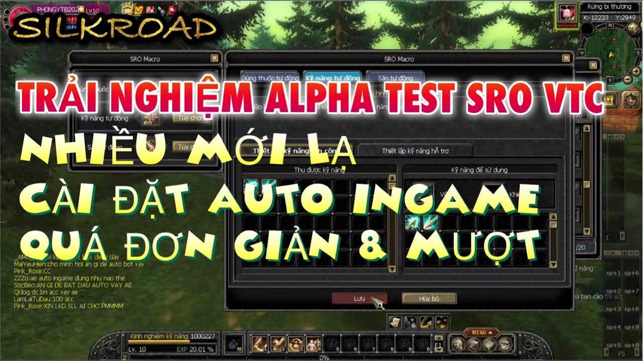 SRO VTC SETUP CƠ BẢN ĐỂ TRẢI NGHIỆM ALPHA TEST game silkroad | silkroad ...
