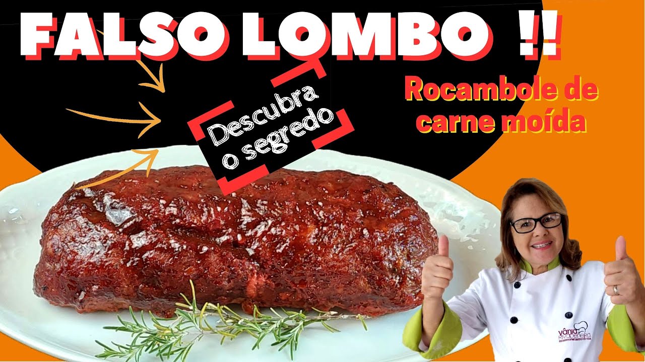 COMO FAZER FALSO LOMBO DE CARNE MOÍDA, PERFEITO!! - YouTube