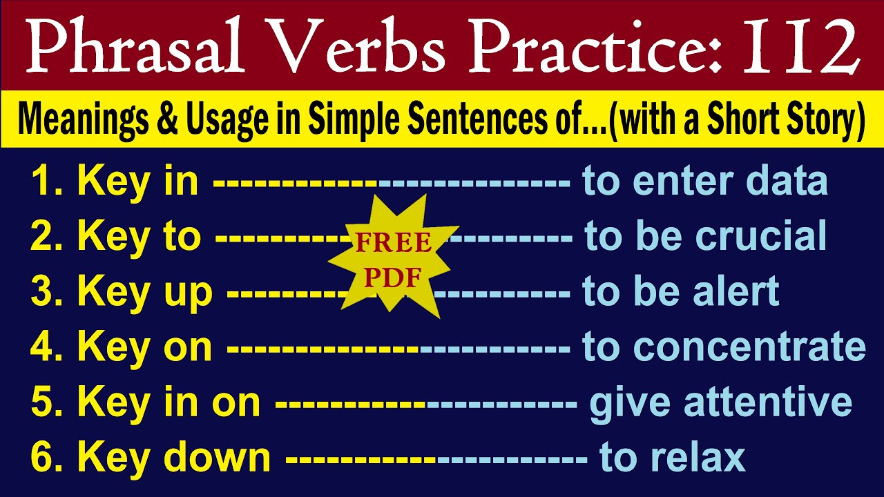 KEY to Fluency Is Hiding in These 6 Phrasal Verbs #phrasalverbs # ...