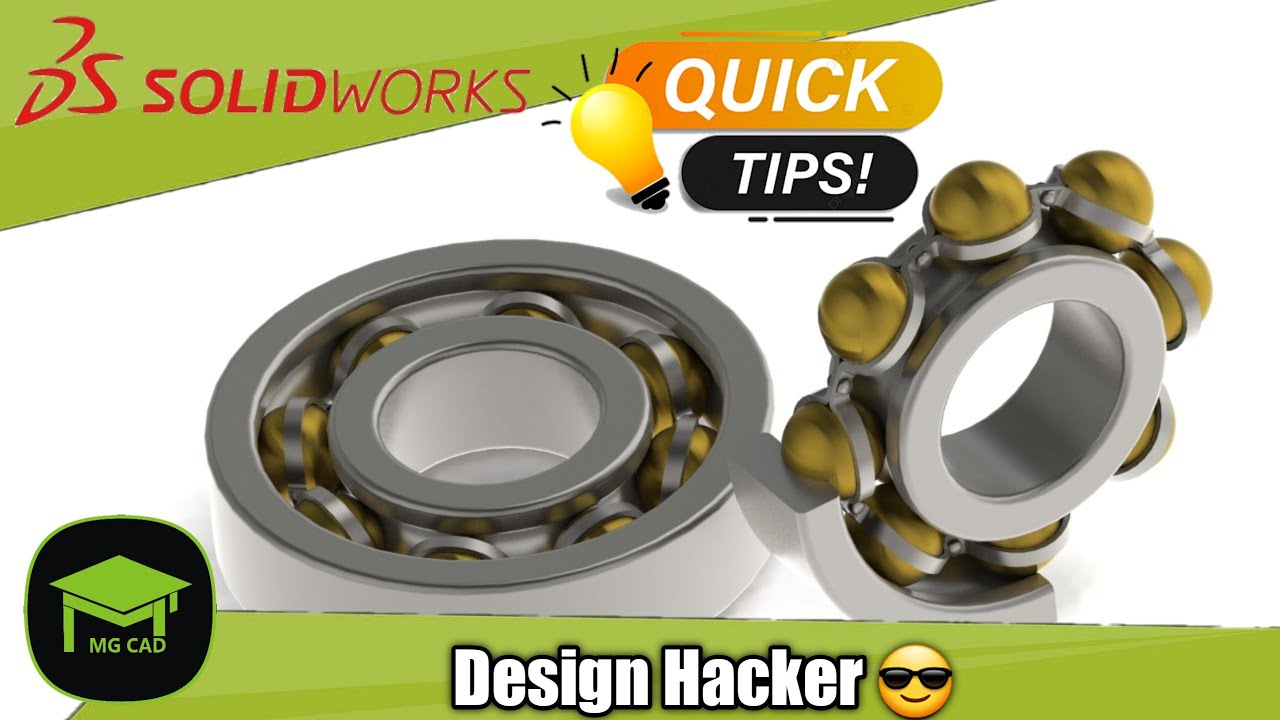 How to Design And Assembly of Ball Bearing in SolidWorks | SolidWorks ...