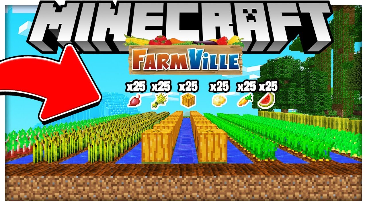 MINECRAFT MODDED FANTASY FARMING MINIGAME - FARMVILLE IN MINECRAFT ...