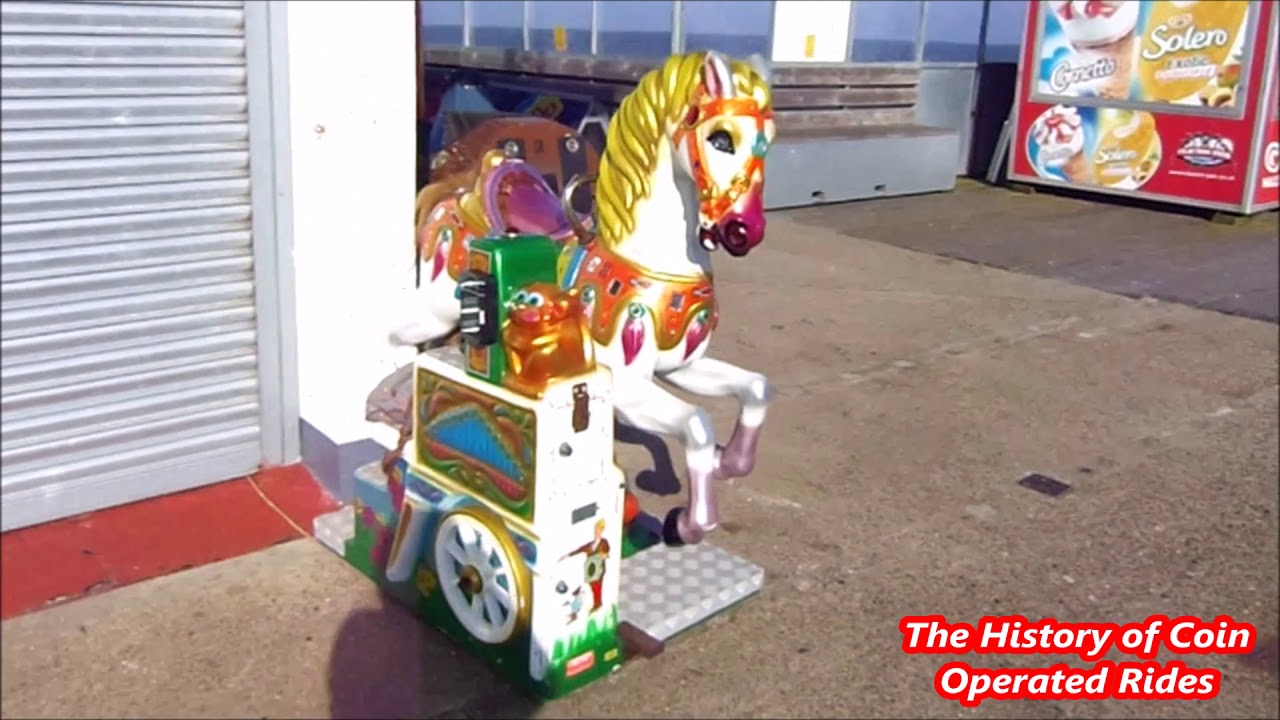 1990s Coin Operated Horse Kiddie Ride - Vienna Cogan - YouTube