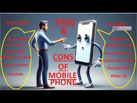 Mobile(cell) phone pros and cons (मोबाइल के फायदे और नुकसान) - YouTube