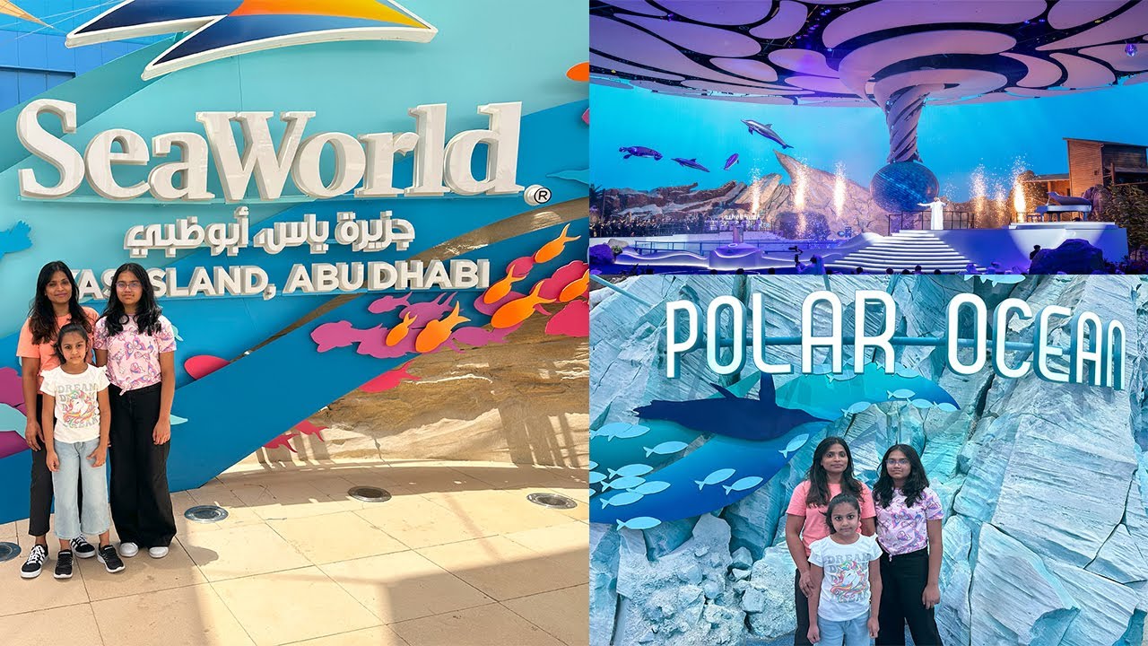 SeaWorld Abu Dhabi Tour and Rides | UAE's LARGEST MARINE LIFE THEMEPARK ...