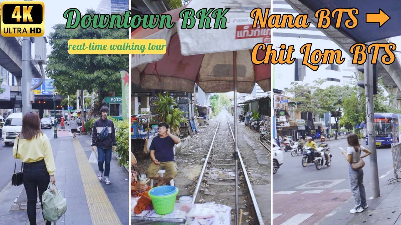 Nana BTS ️ Chit Lom BTS | SUKHUMVIT RD/PHLOEN CHIT RD | BANGKOK WALK tour 🇹🇭 [4K HDR] - YouTube
