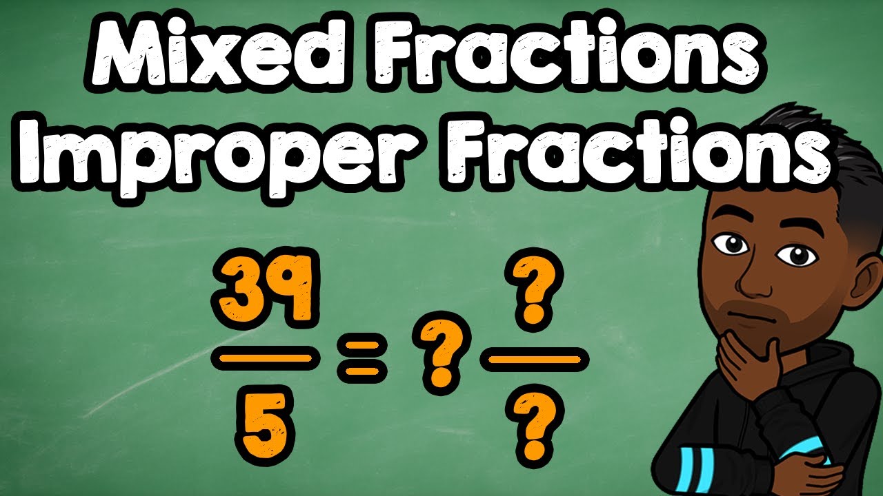 How to Convert from Improper Fraction to Mixed Fraction - YouTube