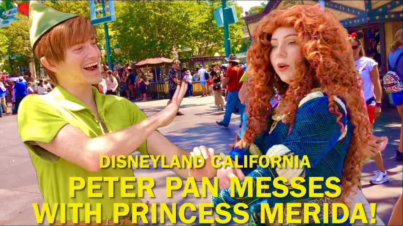 Peter Pan Crashes Princess Merida’s Meet and Greet & Totally MESSES ...