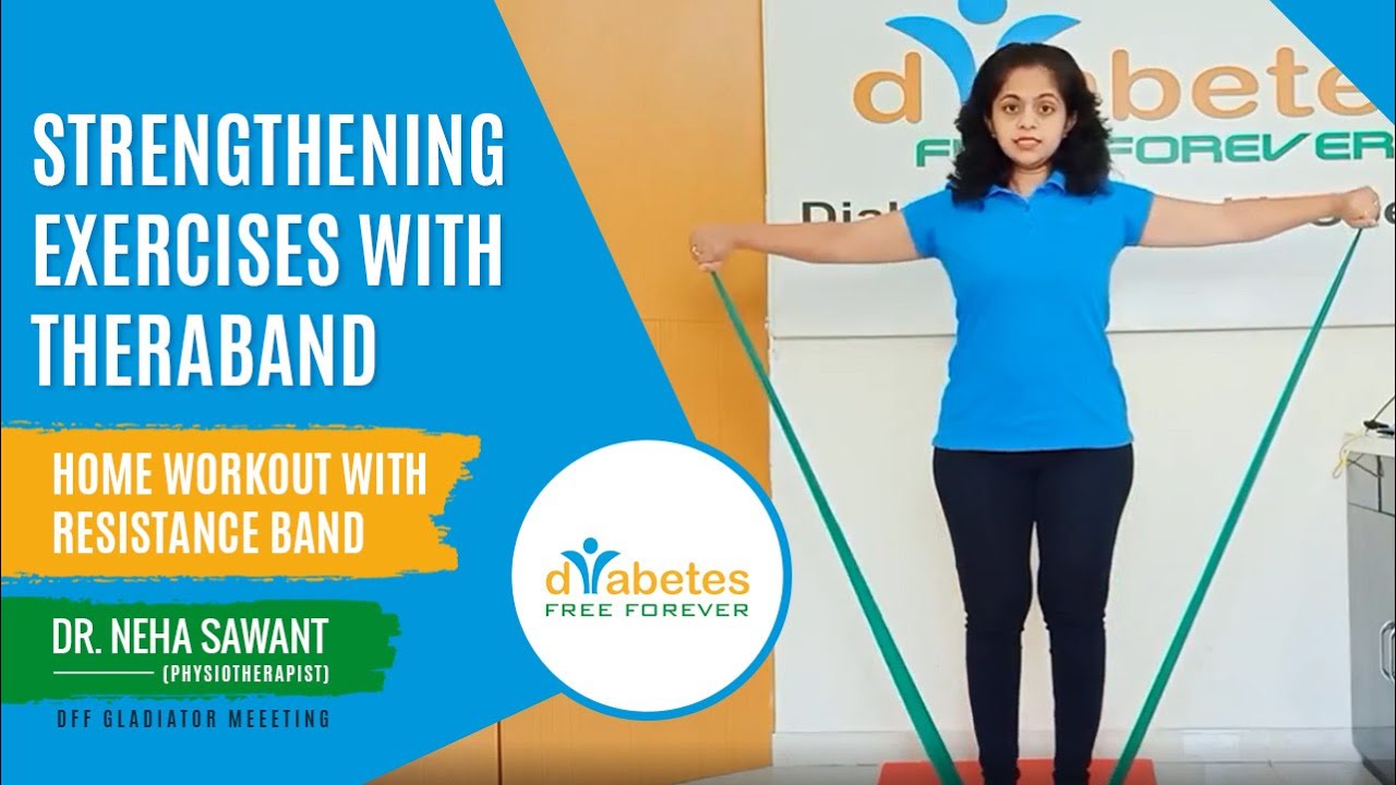 Strengthening Exercises With Theraband | Home Workout With Resistance ...