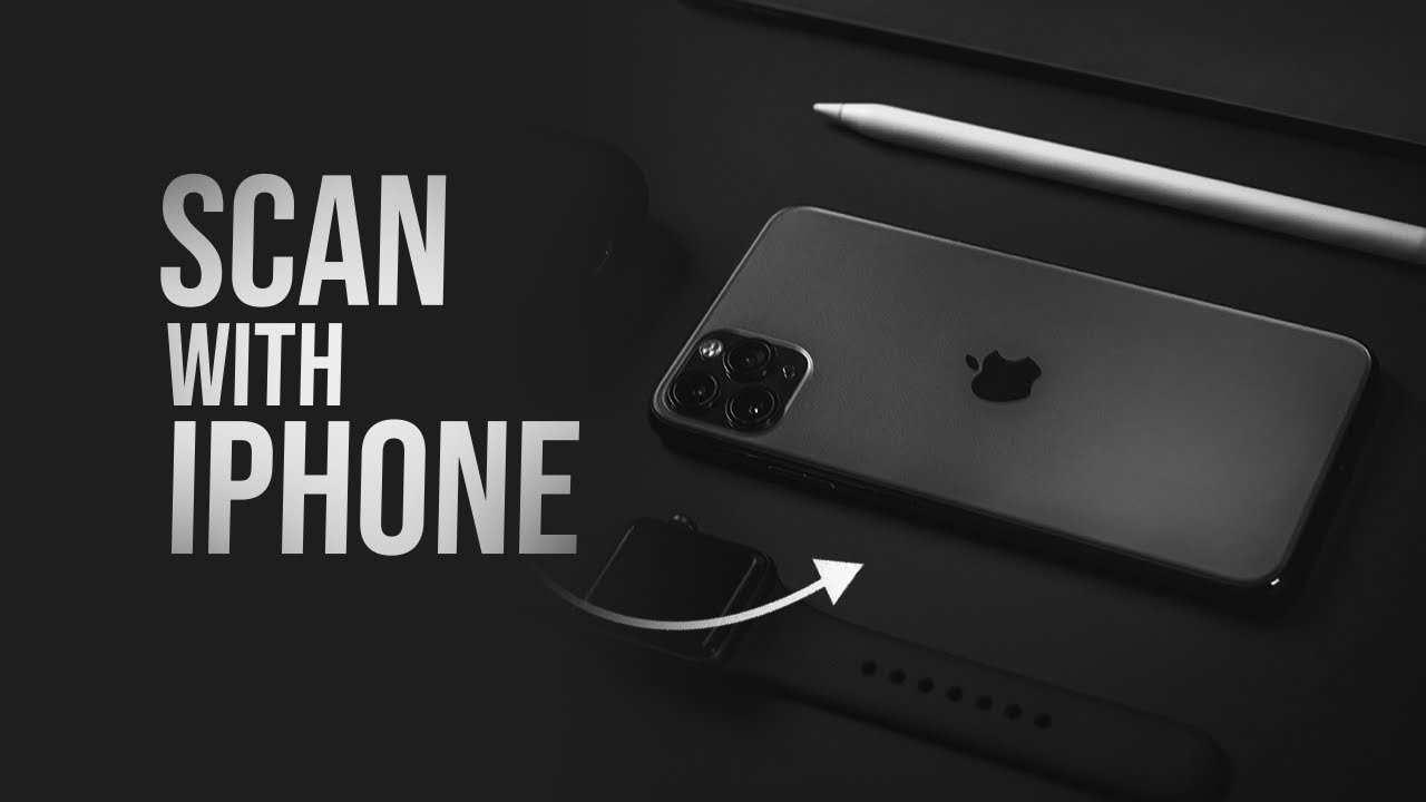 How to Scan with iPhone of Reduced Size (tutorial) - YouTube