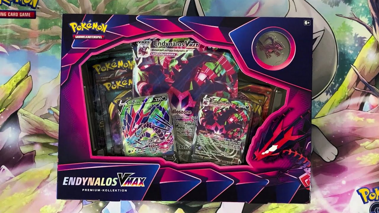 Pokémon ENDYNALOS VMAX PREMIUM-KOLLEKTION Opening und 10 CODES! - YouTube