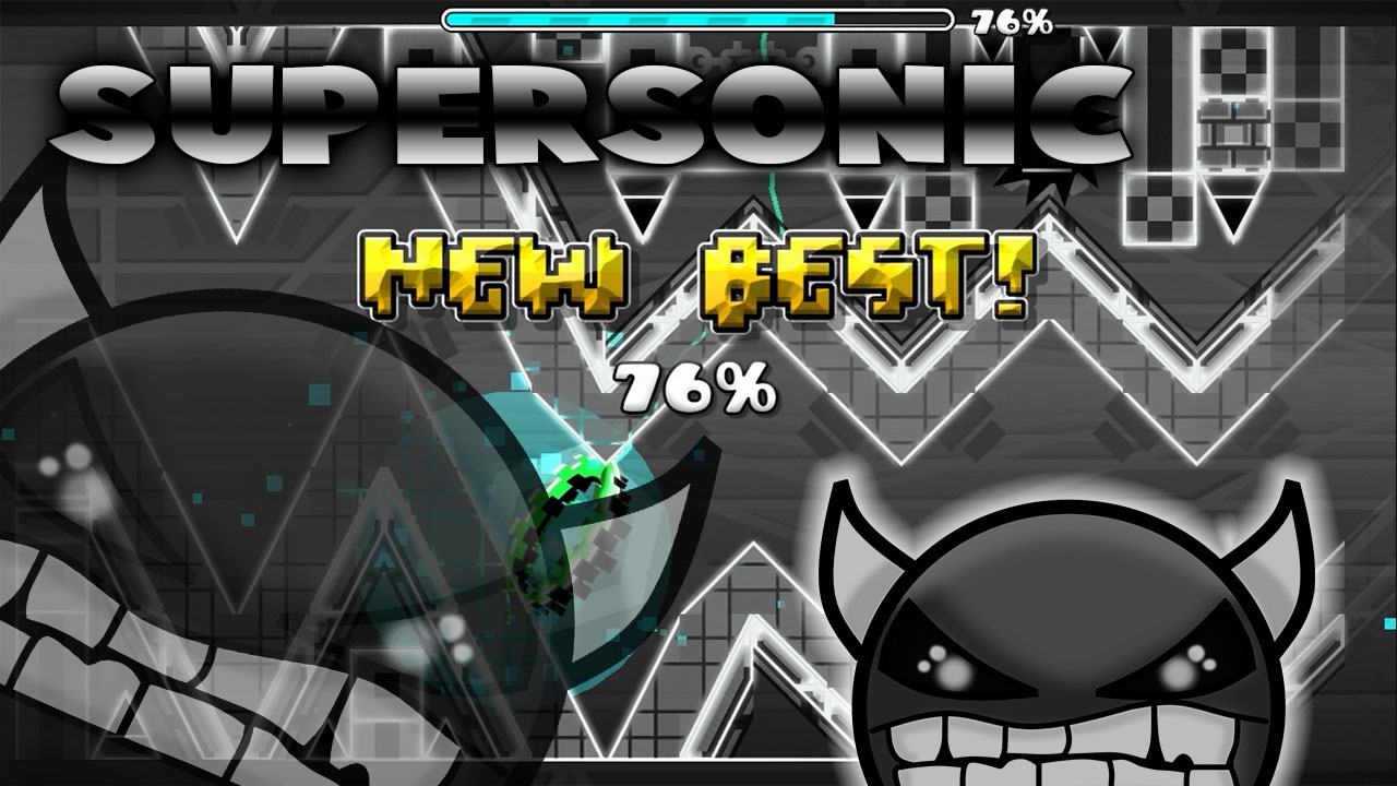 SUPERSONIC EN DIRECTO #12 | 76% NORMAL MODE | GEOMETRY DASH 2.1 - YouTube