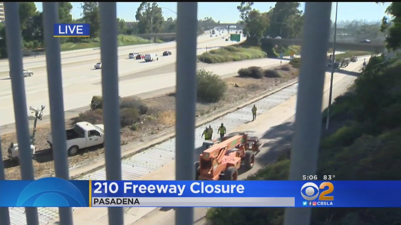 CalTrans Making Progress On 210 Repairs - YouTube
