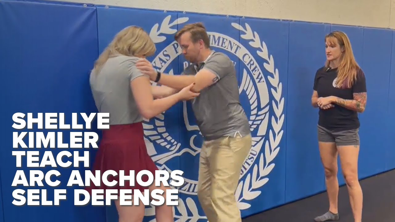 ARC of Southeast Texas anchors learn self-defense - how to not be backed against a wall - YouTube