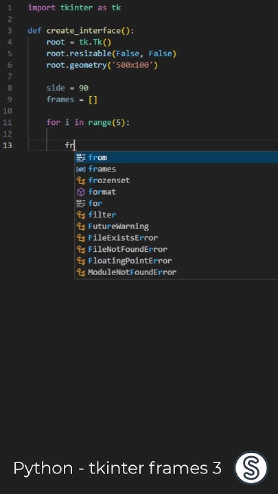 Asmr Programming Tkinter Frames 3 Python Asmr Python Tkintertutorial Coding