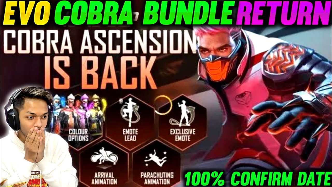 Cobra Rage Bundle Return Free Fire | Cobra Bundle Return Confirm Date ...