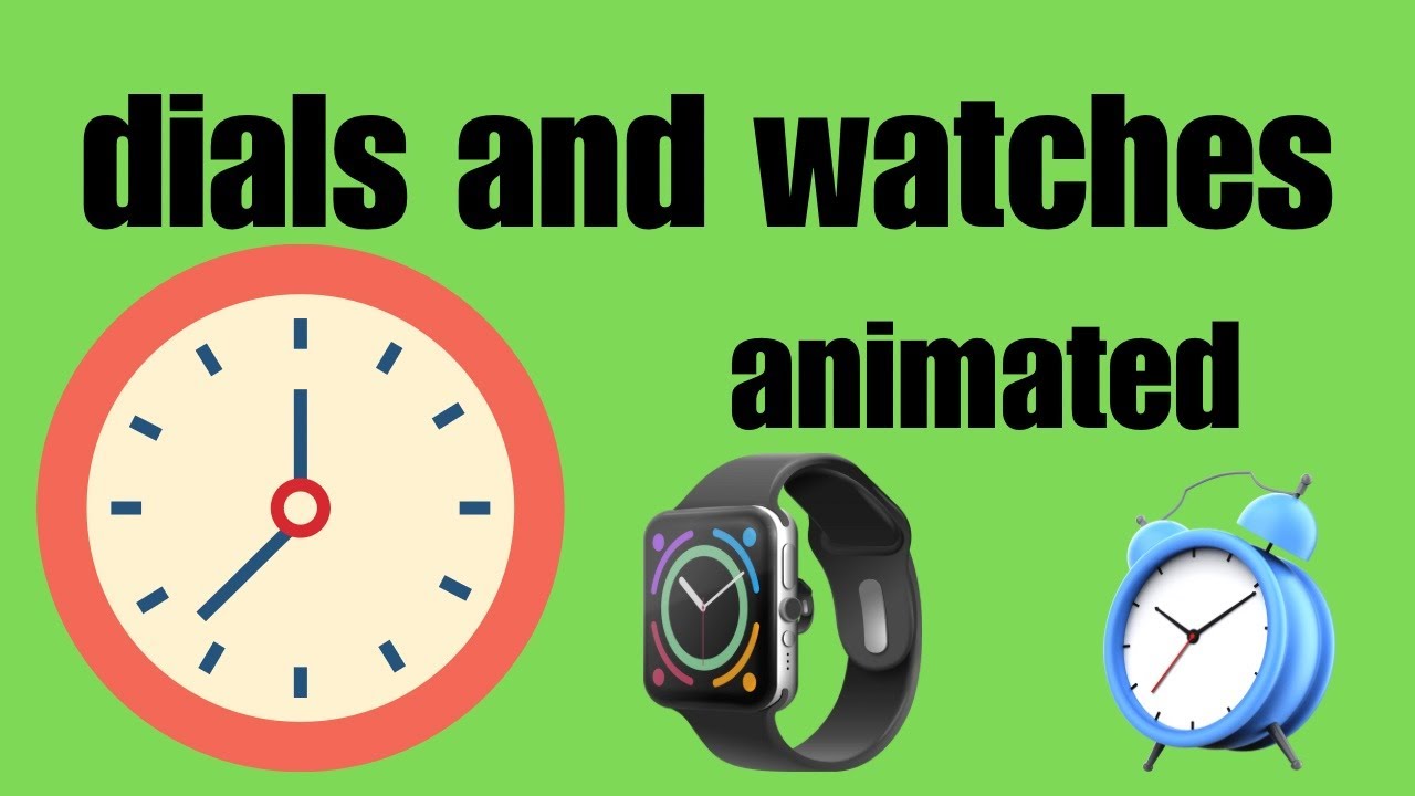 dials and clocks, Apple Watches are animated #greencreen #freefootage # ...