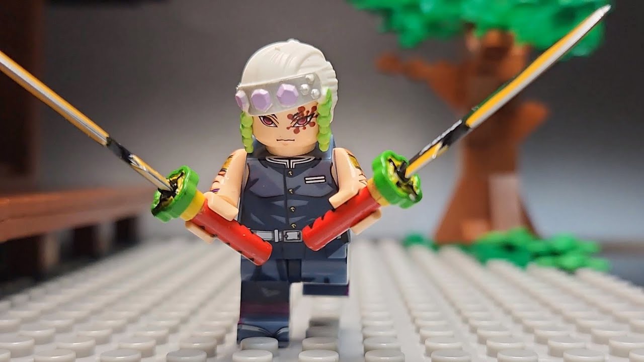 Lego Stop Motion Uzui Tengen vs Gyutaro | Trying Stop Motion For The ...