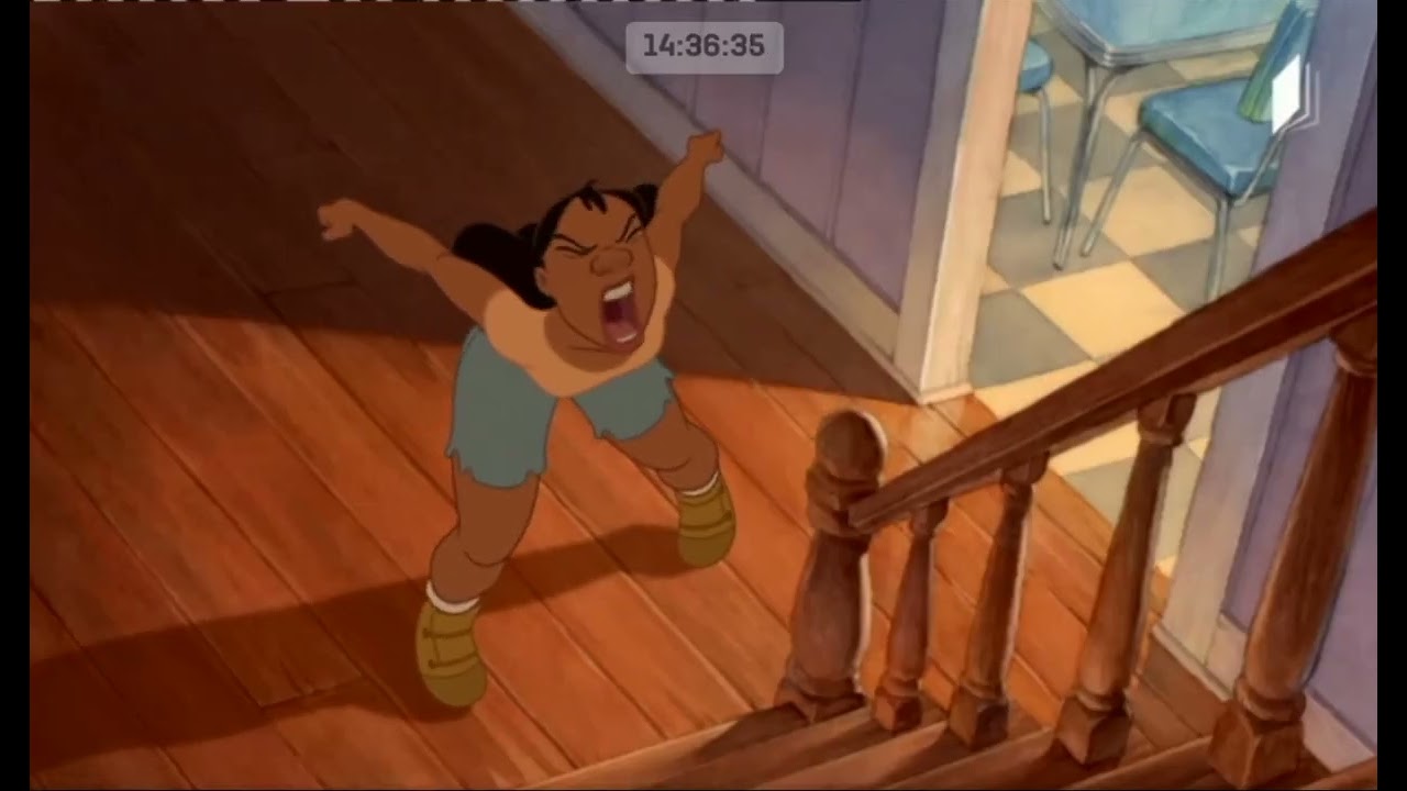 Lilo & Stitch - Lilo and Nani's fight (Georgian) - YouTube